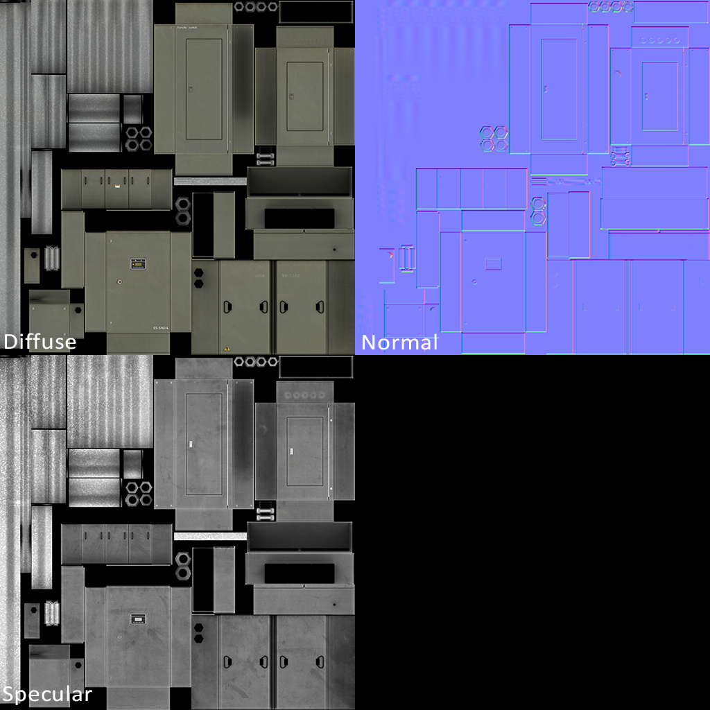 3d model electrical boxes