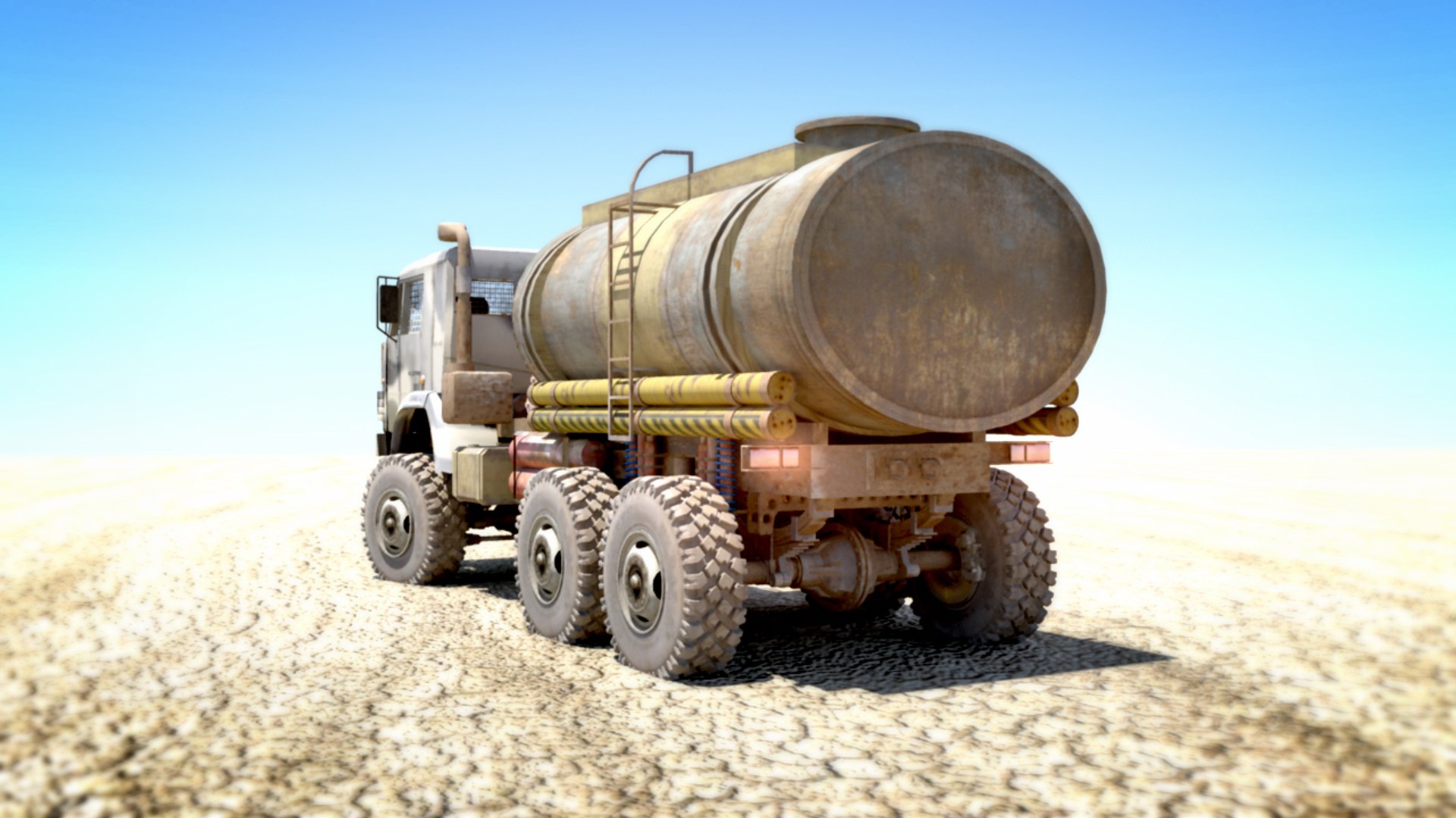 Russian Kamaz Tanker Truck Ma