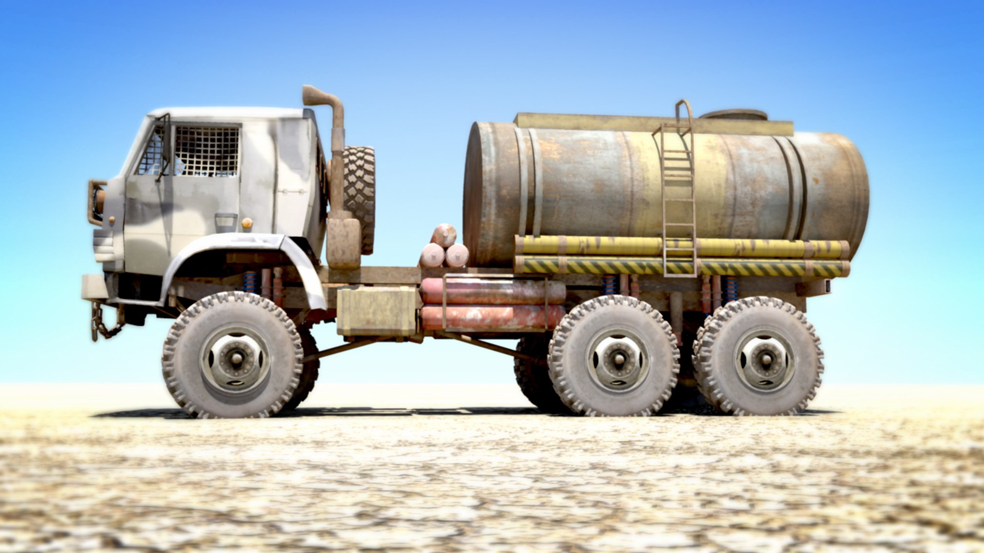 Russian Kamaz Tanker Truck Ma