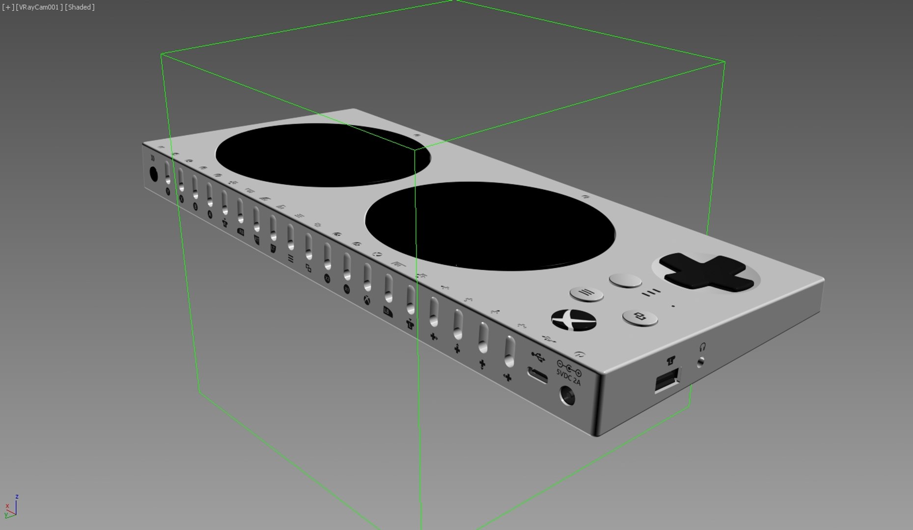 3D Microsoft Xbox Adaptive Controller Model - TurboSquid 1291760