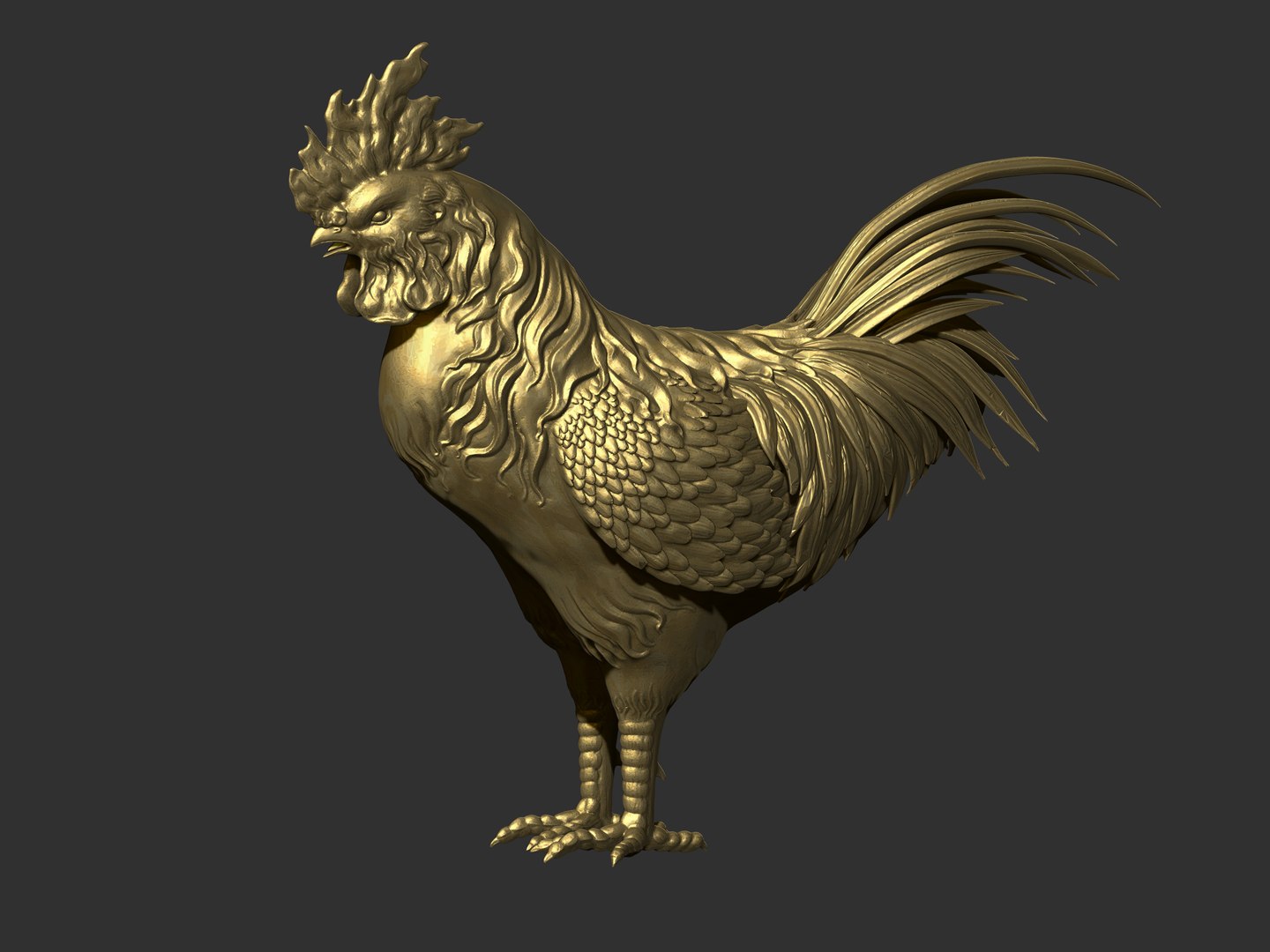 3D Rooster - TurboSquid 2049435