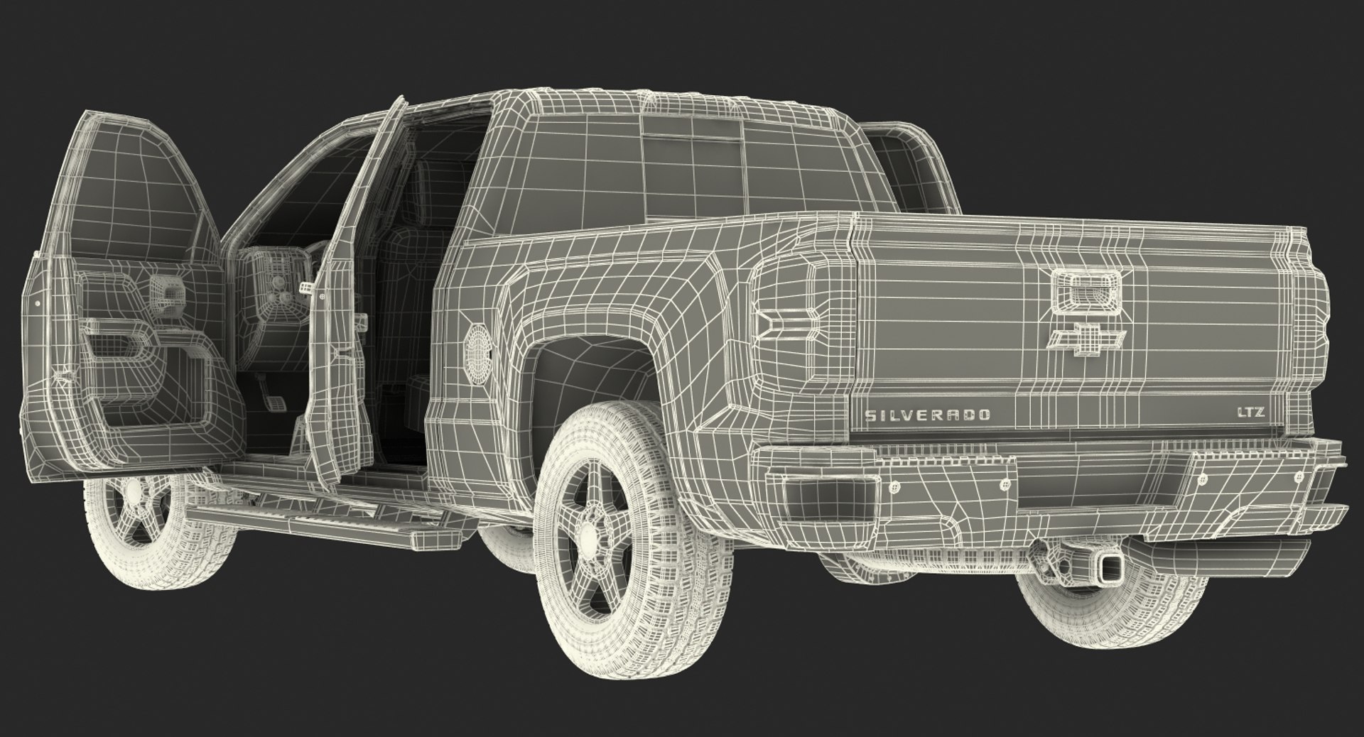 3D Chevrolet Silverado 2015 Model - TurboSquid 1229649