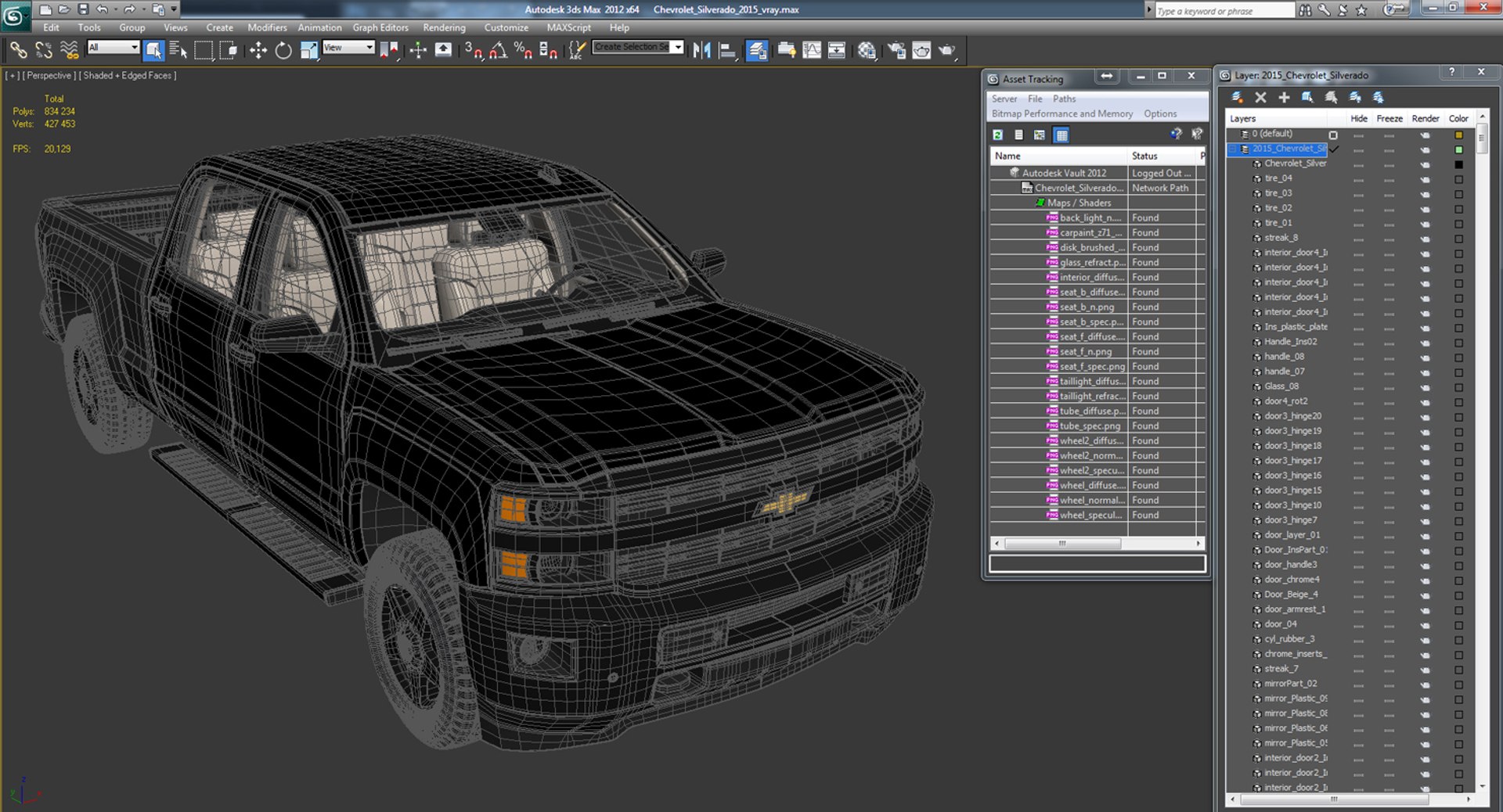 3D Chevrolet Silverado 2015 Model - TurboSquid 1229649