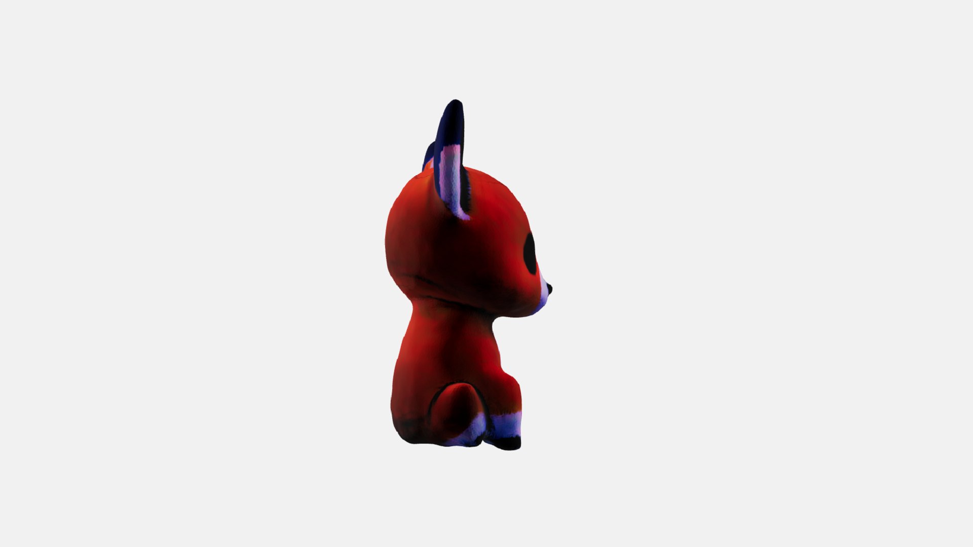 3D Cute Fox Model - TurboSquid 2190214