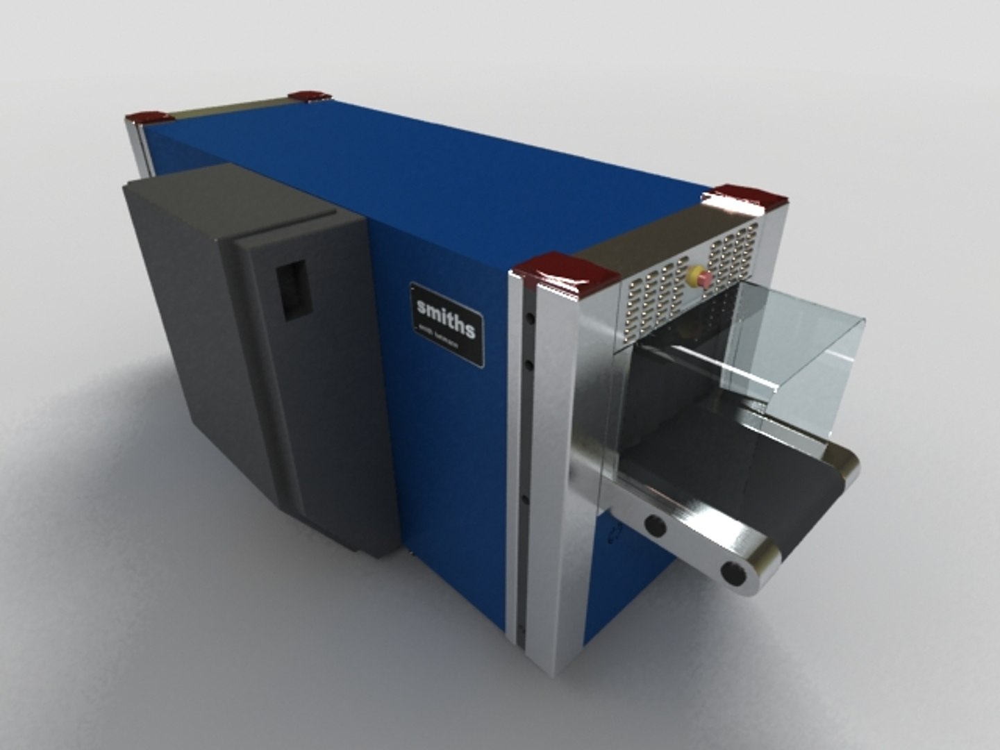 Airport Scanning Machine 3d Model