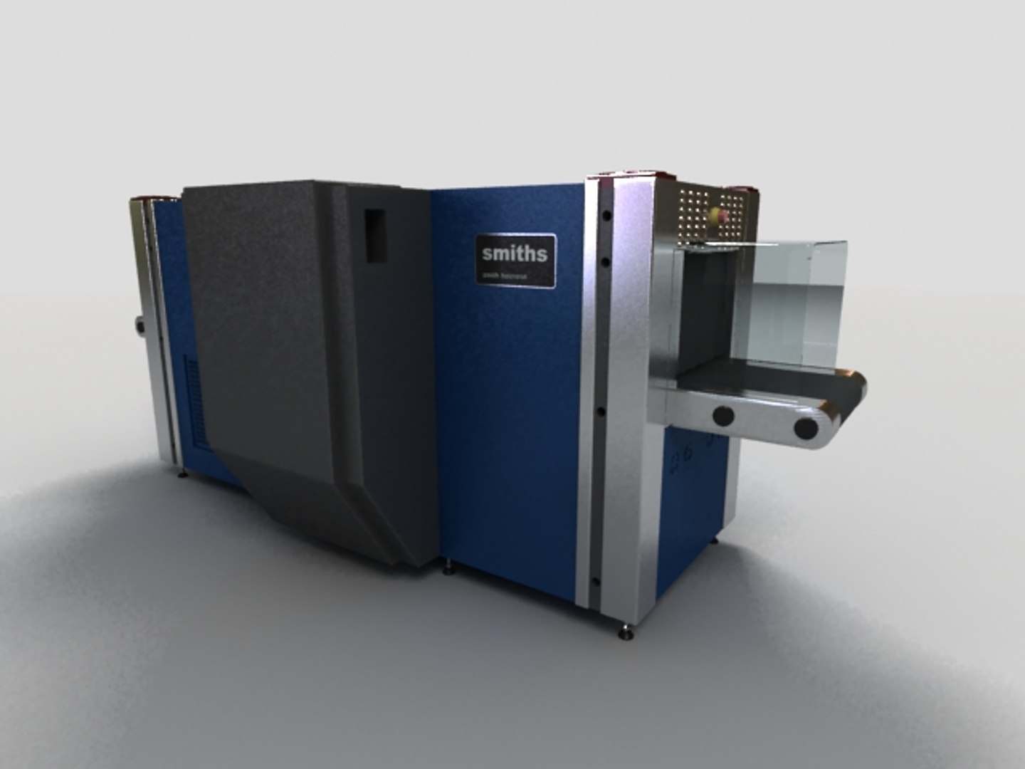 Airport Scanning Machine 3d Model