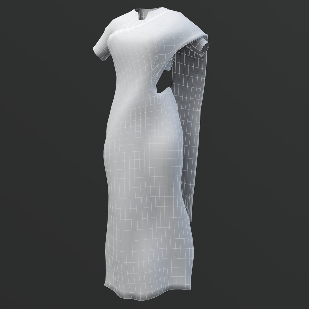 Low Poly Traditional Saree 3D Model - TurboSquid 2118656