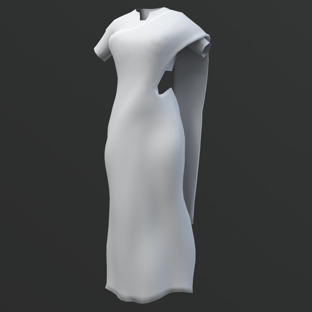 Low Poly Traditional Saree 3D Model - TurboSquid 2118656