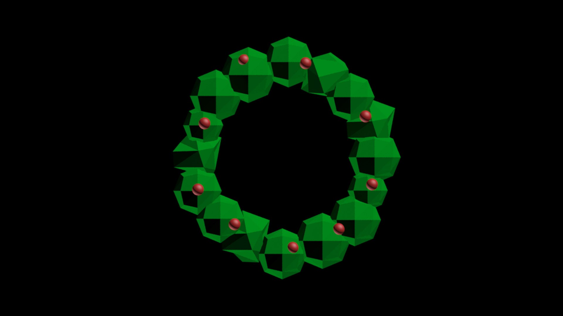 3D Spooky Wreath Model - TurboSquid 1957439