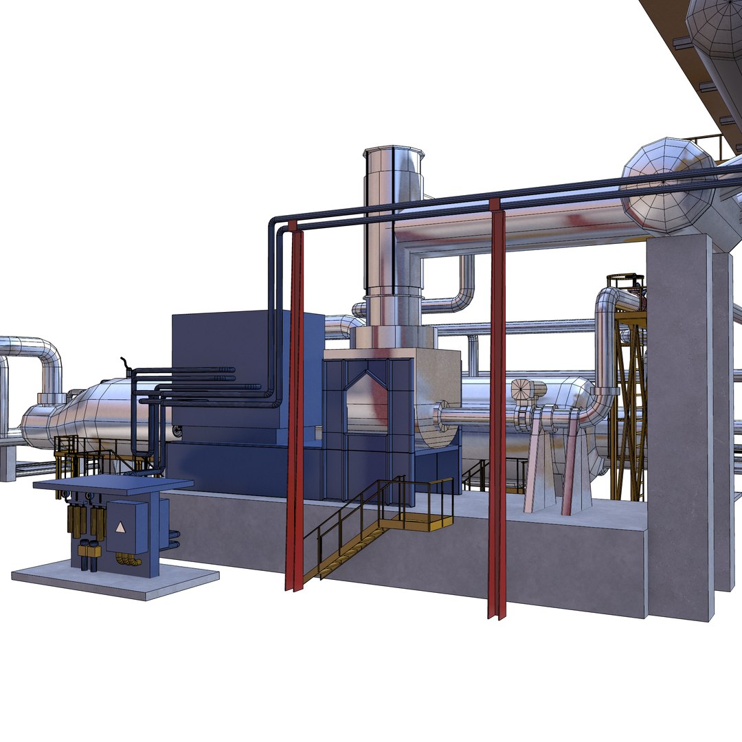 Geothermal Power Plant 3D - TurboSquid 1515911