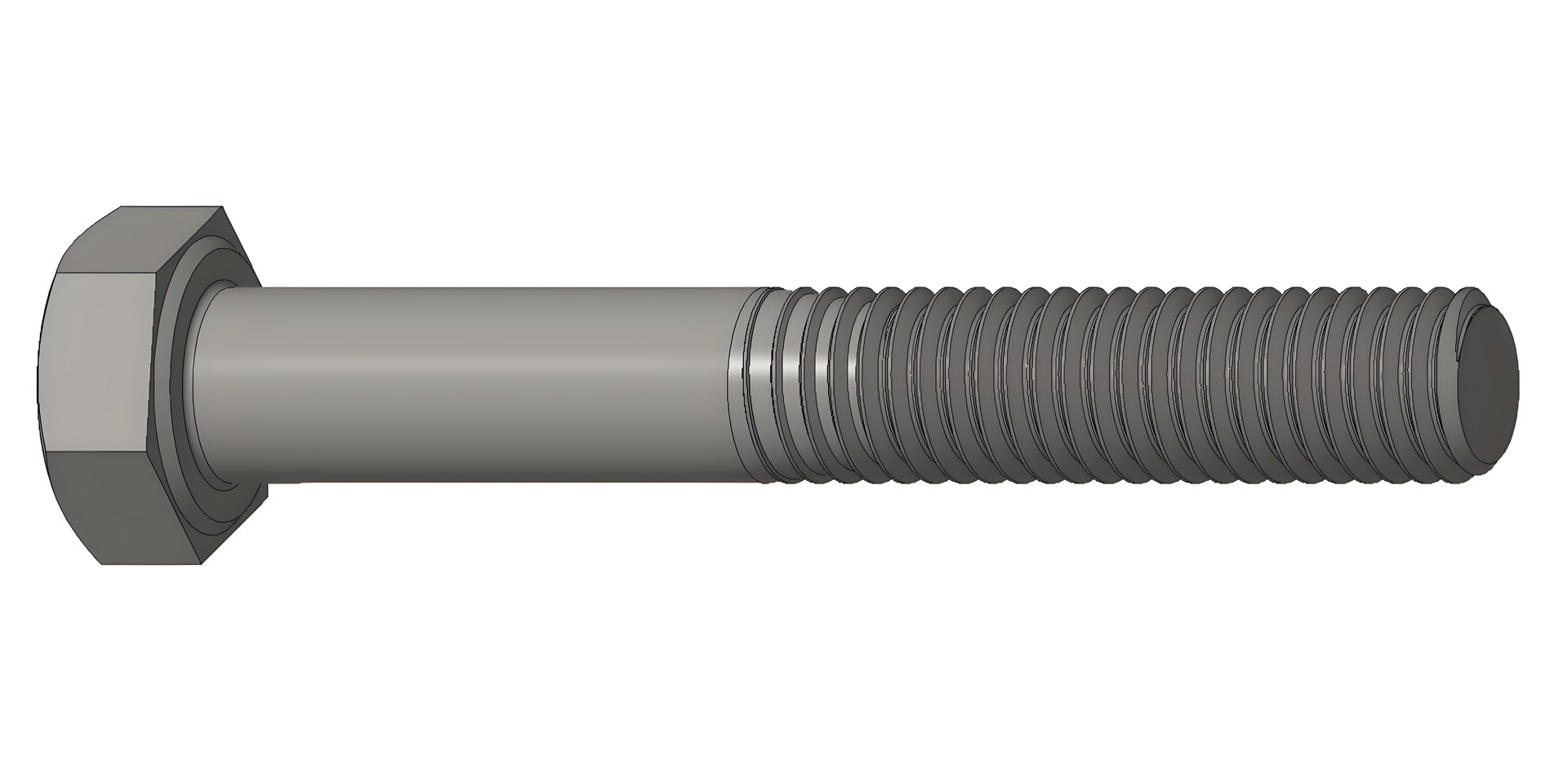 3D Screw Bolt M5 L35 ISO 4014 Model - TurboSquid 2122572