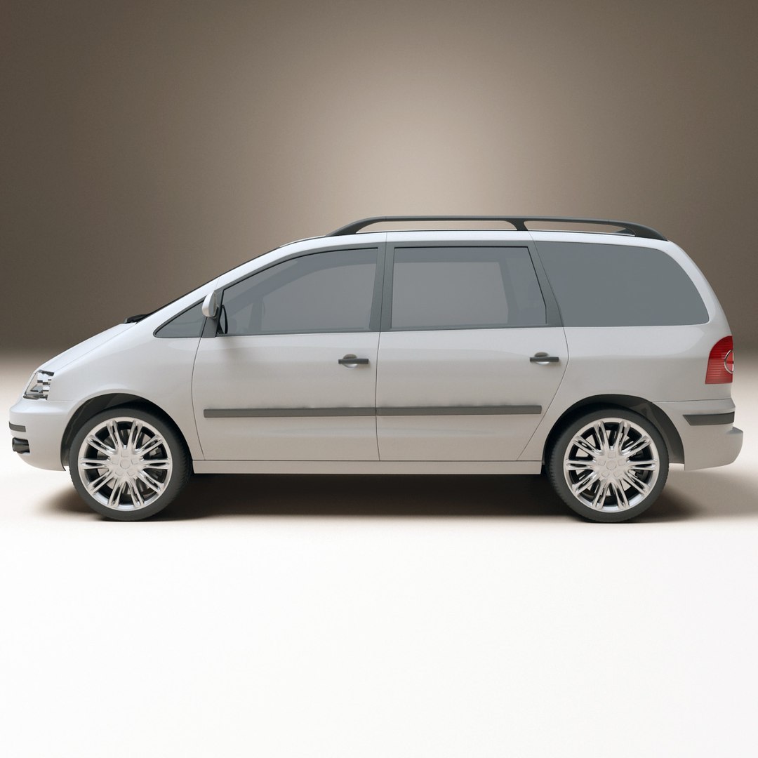Volkswagen Sharan 3d Model