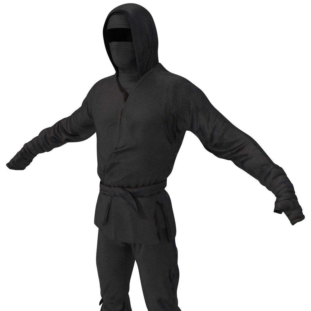 3d Model Ninja Clothes