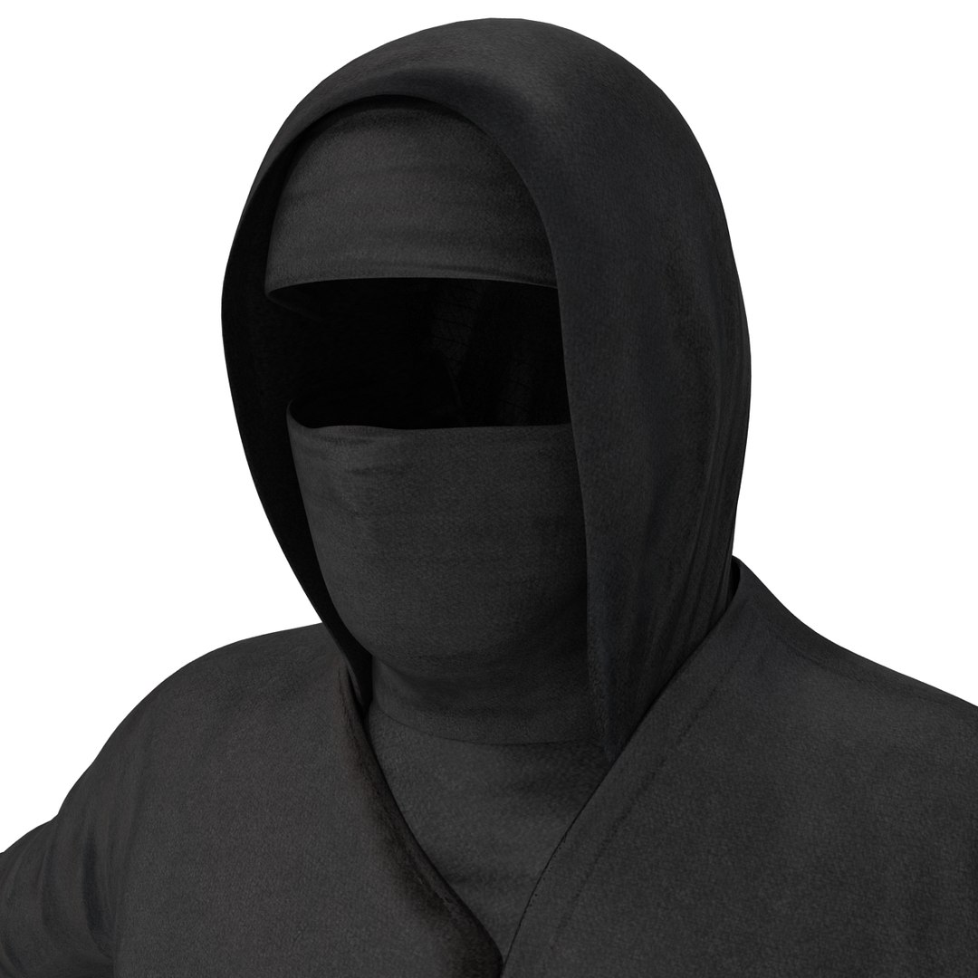 3d Model Ninja Clothes