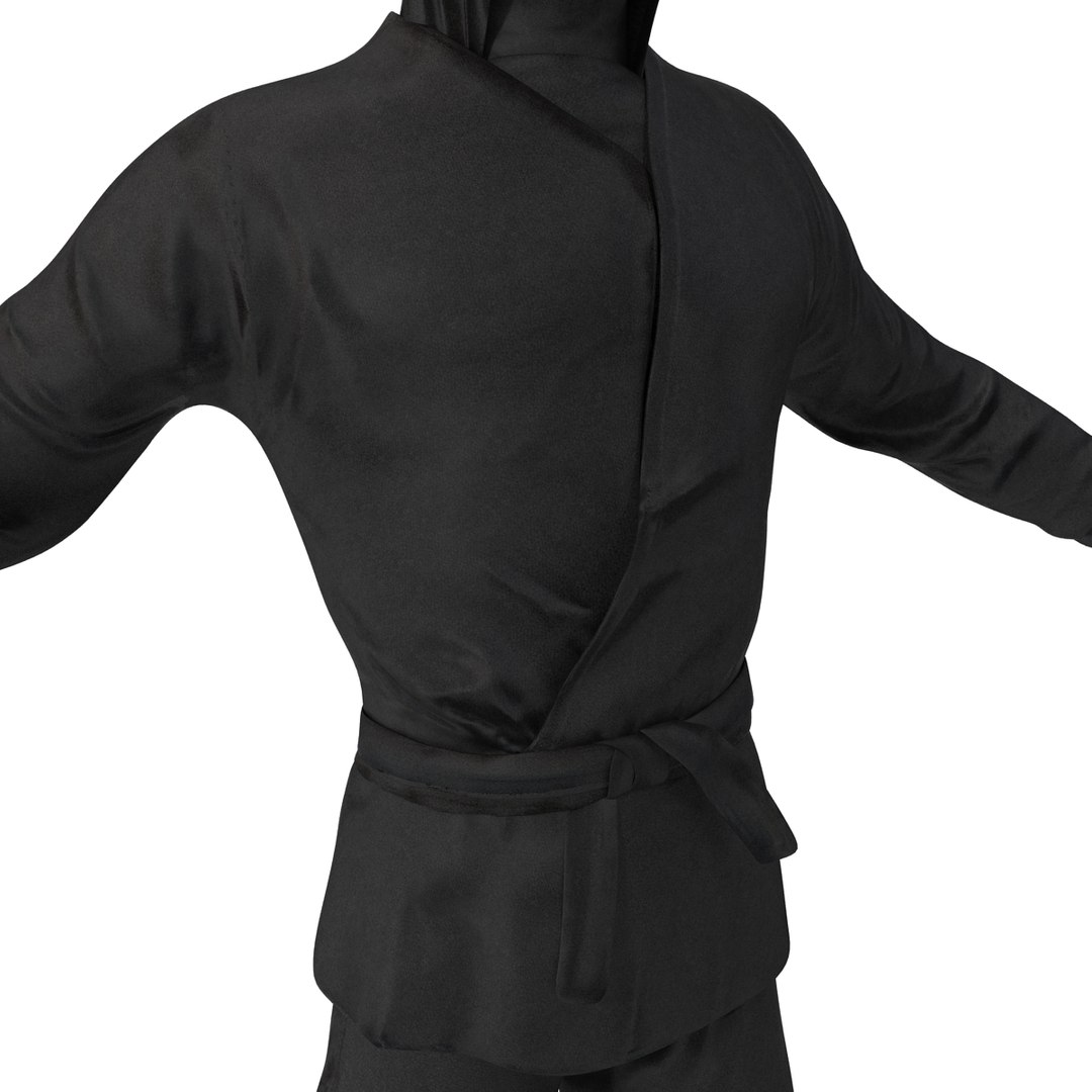 3d Model Ninja Clothes