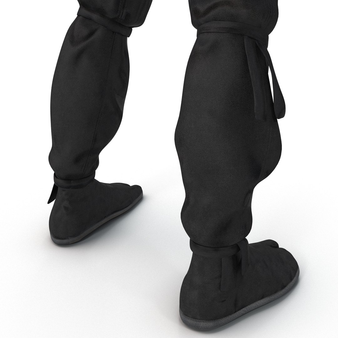 3d Model Ninja Clothes