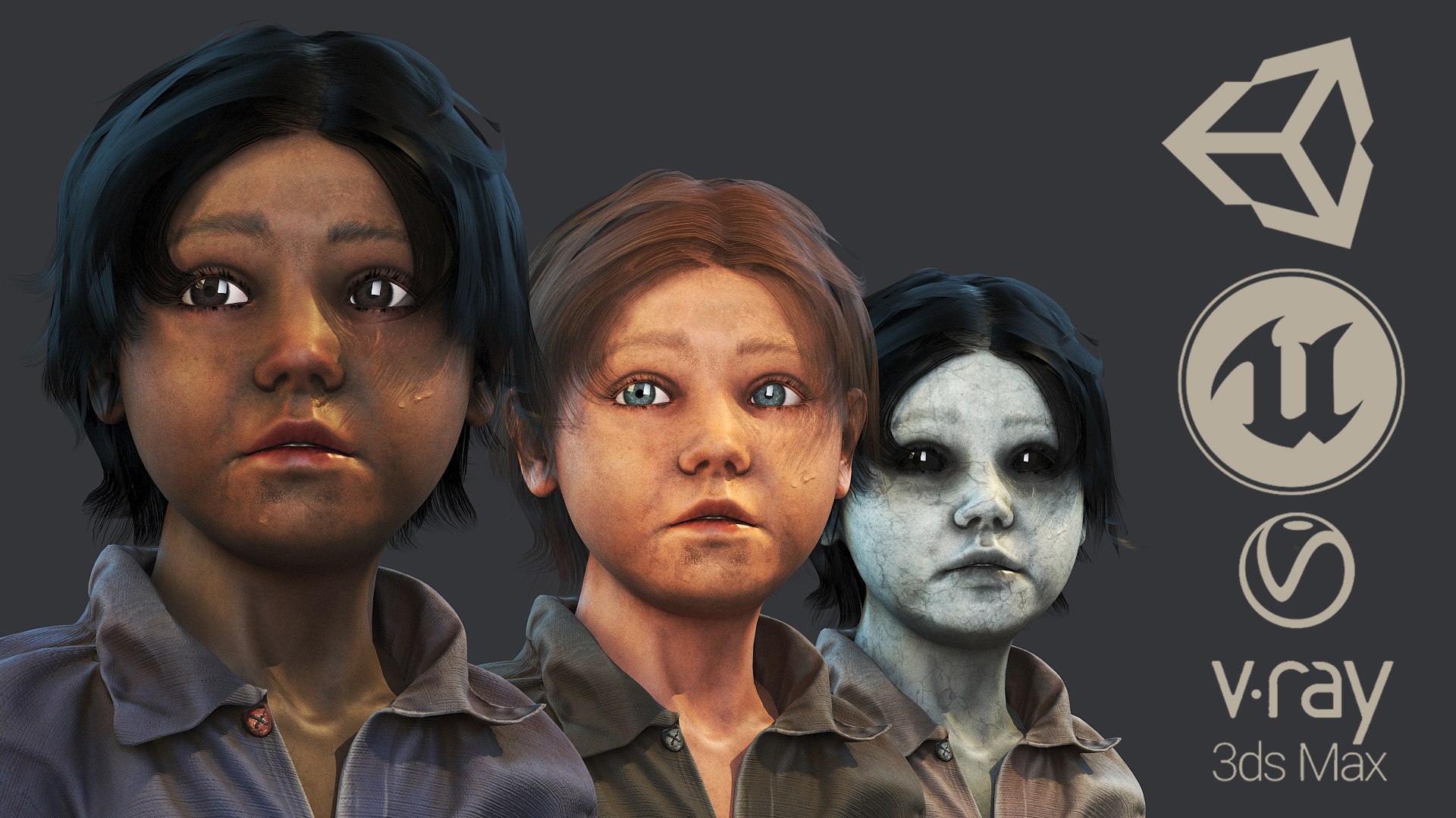 Poor Child 3D Model - TurboSquid 2084071