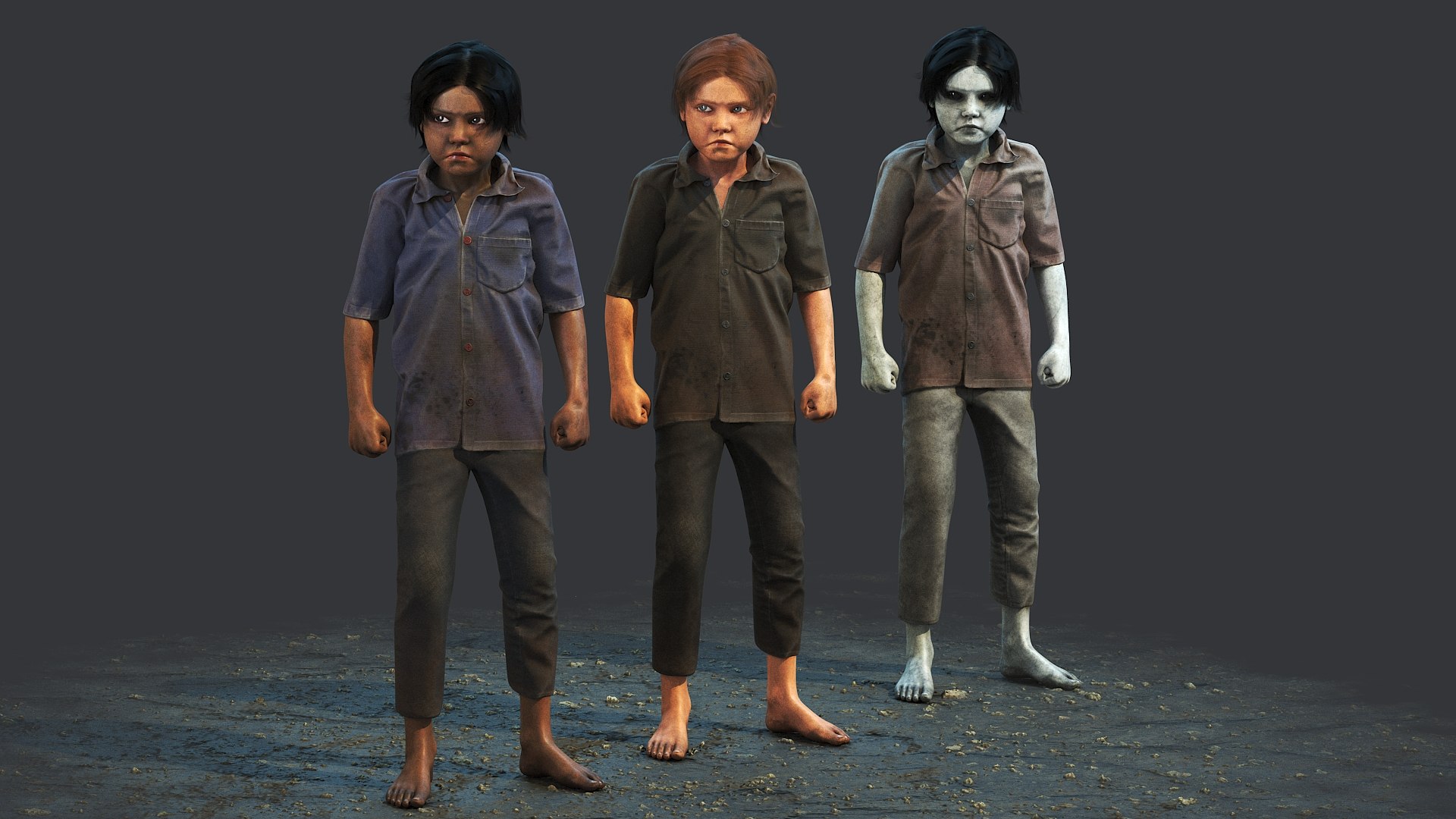 Poor Child 3D Model - TurboSquid 2084071