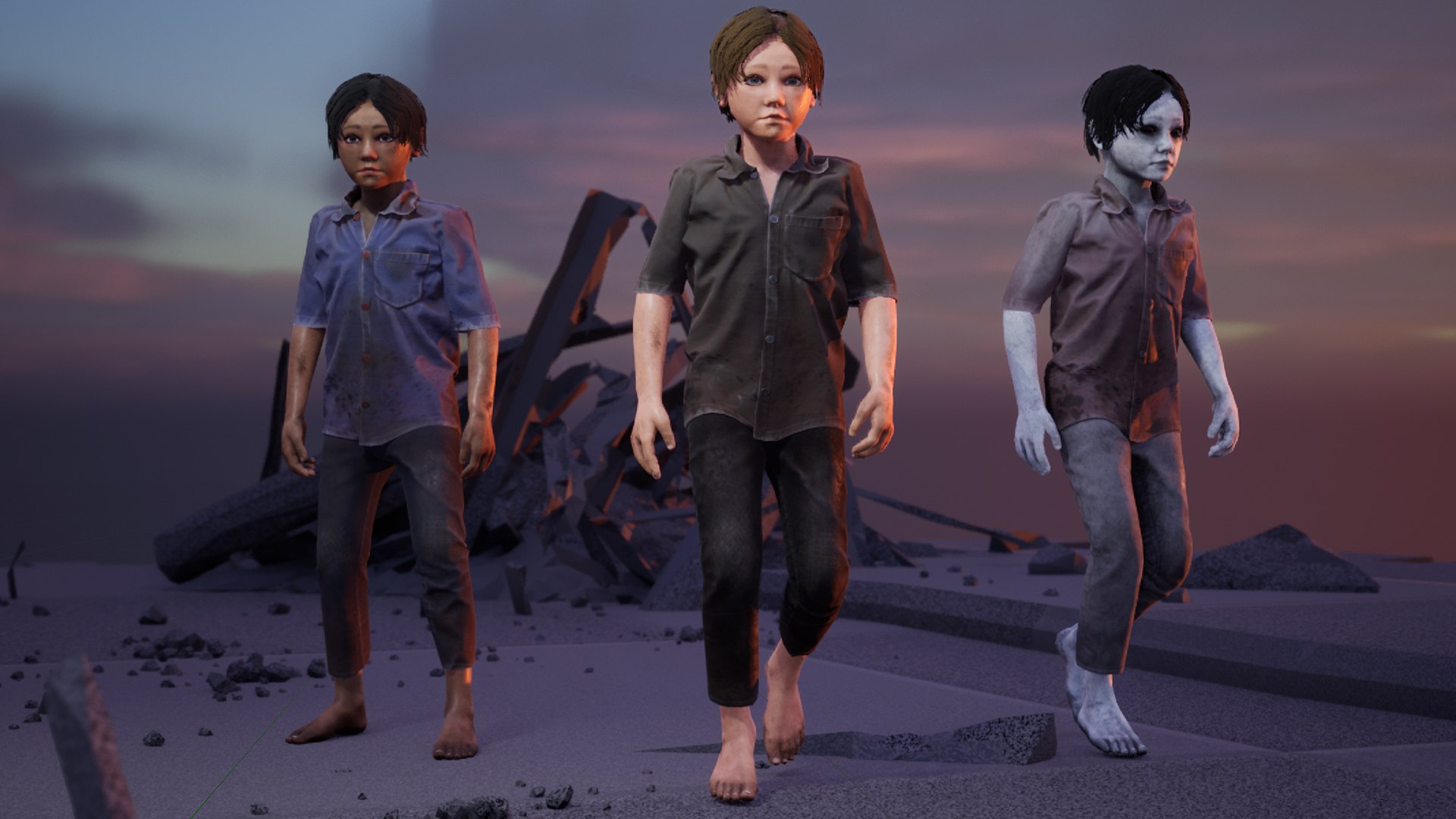 Poor Child 3D Model - TurboSquid 2084071