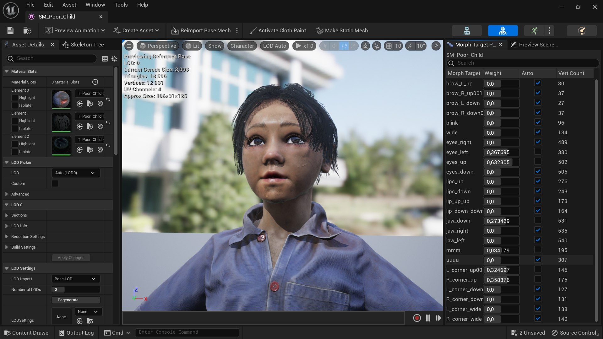 Poor Child 3D Model - TurboSquid 2084071