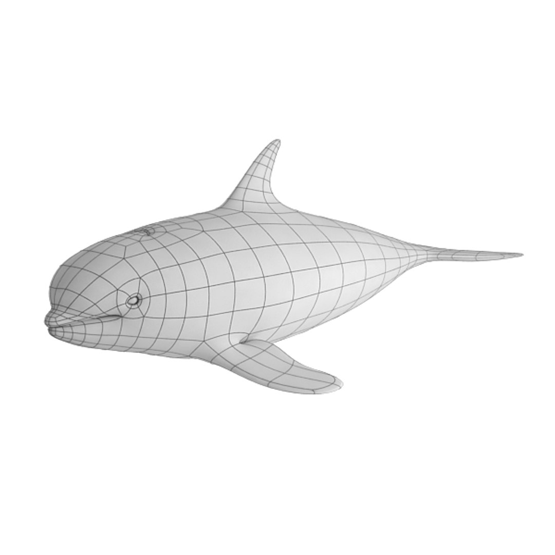 Base Mesh Whale 3d Max
