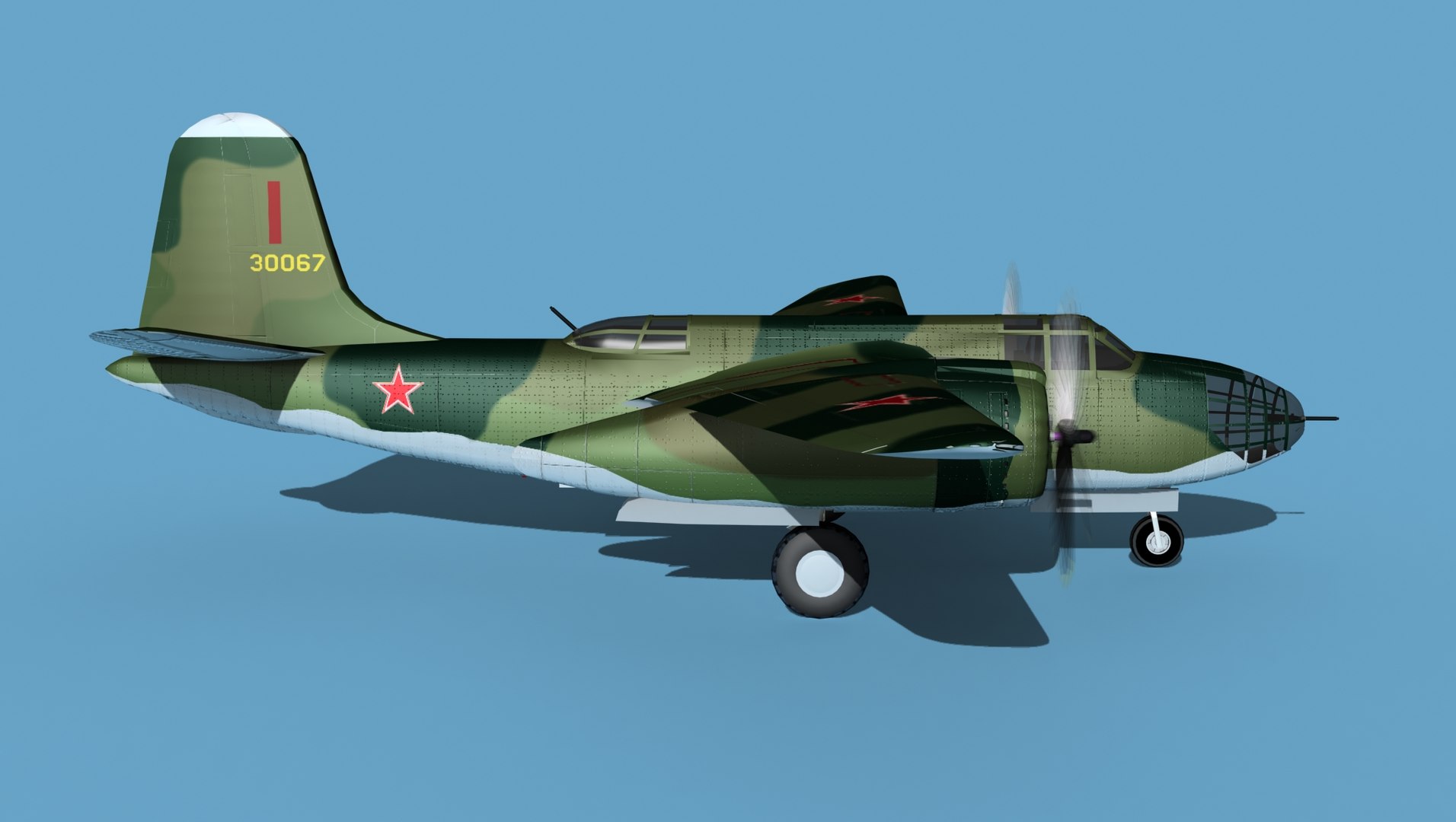 Douglas DB-7 Boston Mk I V08 CCCP 3D model - TurboSquid 1917738