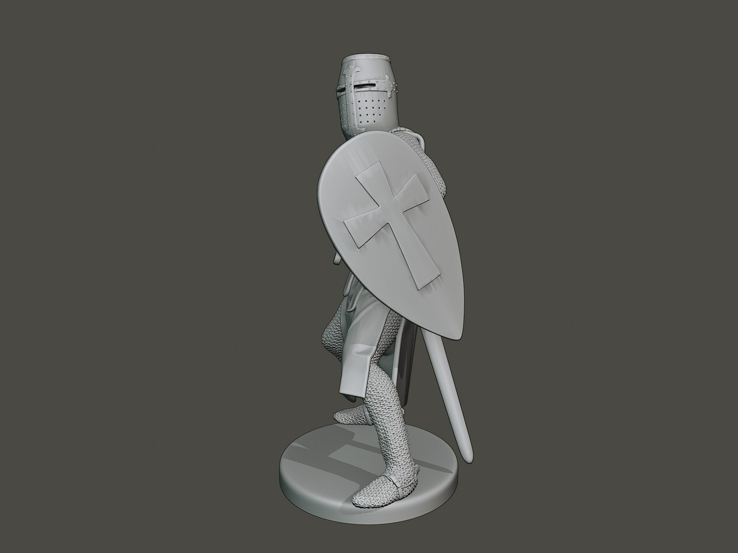 3D Knight Templar Action3 T1 - TurboSquid 1496559