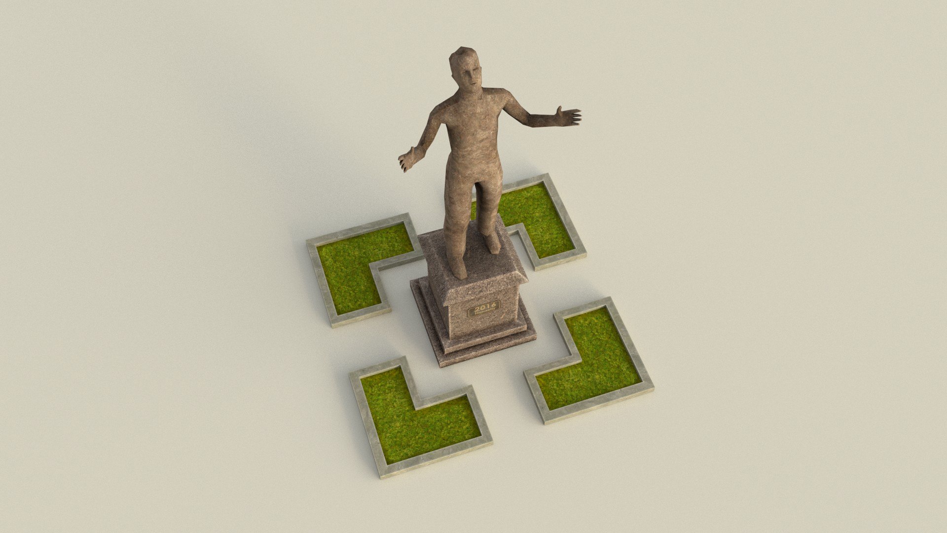 3d Model Ready Statue