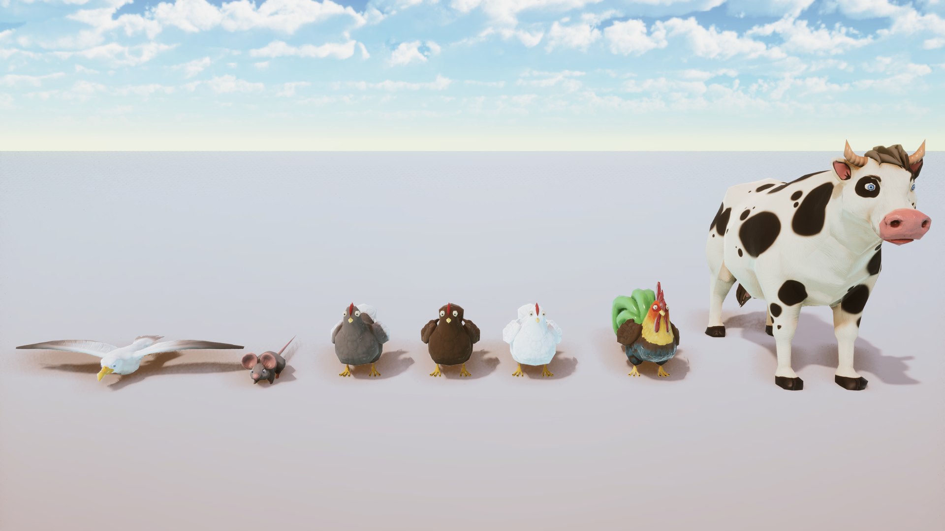 Stylized Farm Animals Kit Rigged With Shape Keys 3D - TurboSquid 2083963