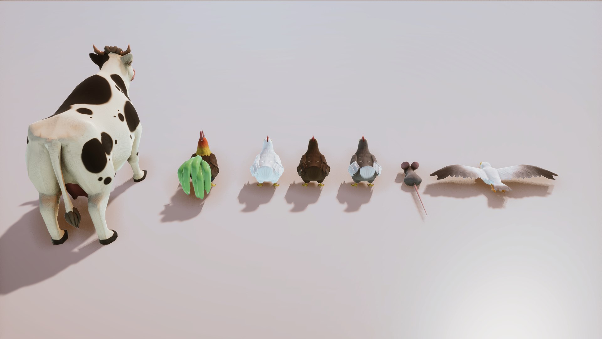 Stylized Farm Animals Kit Rigged With Shape Keys 3D - TurboSquid 2083963
