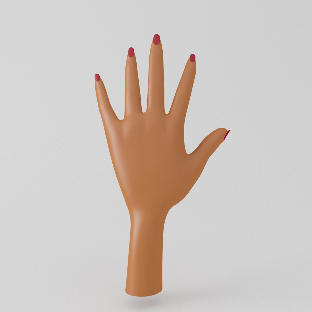 Hand Cartoon Toon 3D Model - TurboSquid 1175152