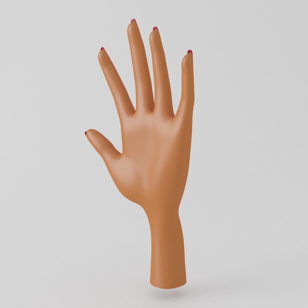 Hand Cartoon Toon 3D Model - TurboSquid 1175152