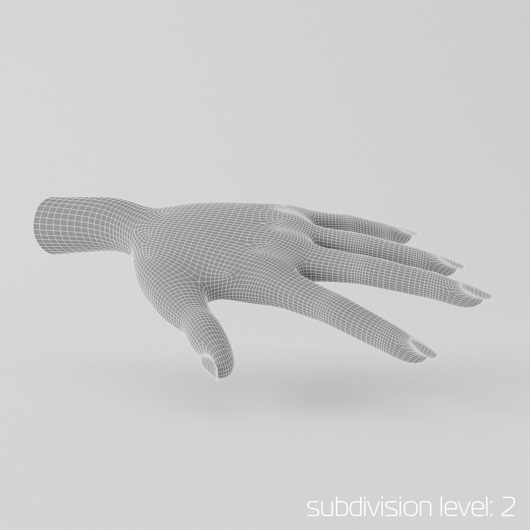 Hand Cartoon Toon 3D Model - TurboSquid 1175152
