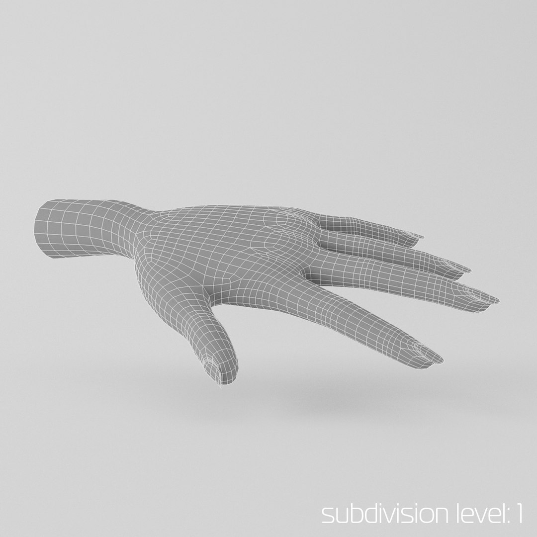 Hand Cartoon Toon 3D Model - TurboSquid 1175152