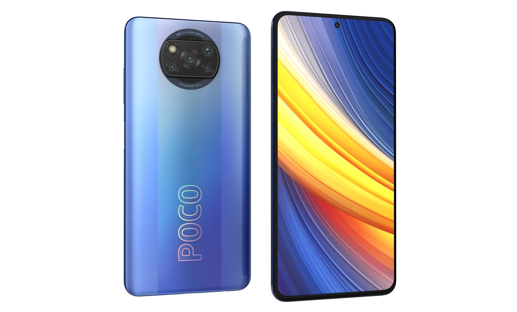 3D Xiaomi Poco X3 Pro All Colors model - TurboSquid 1724424