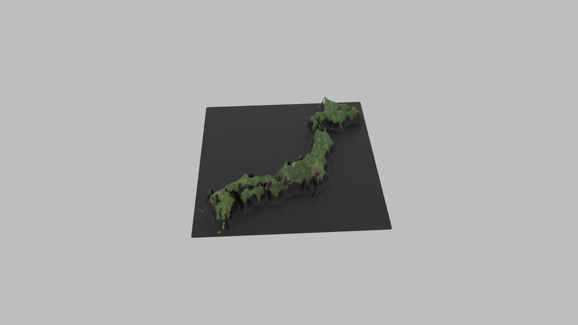 Japan Map Country 3D Model - TurboSquid 2076216