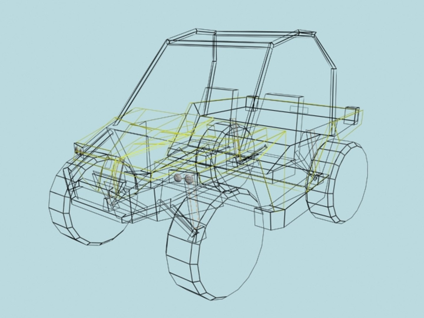 Quad Bike 3d Model