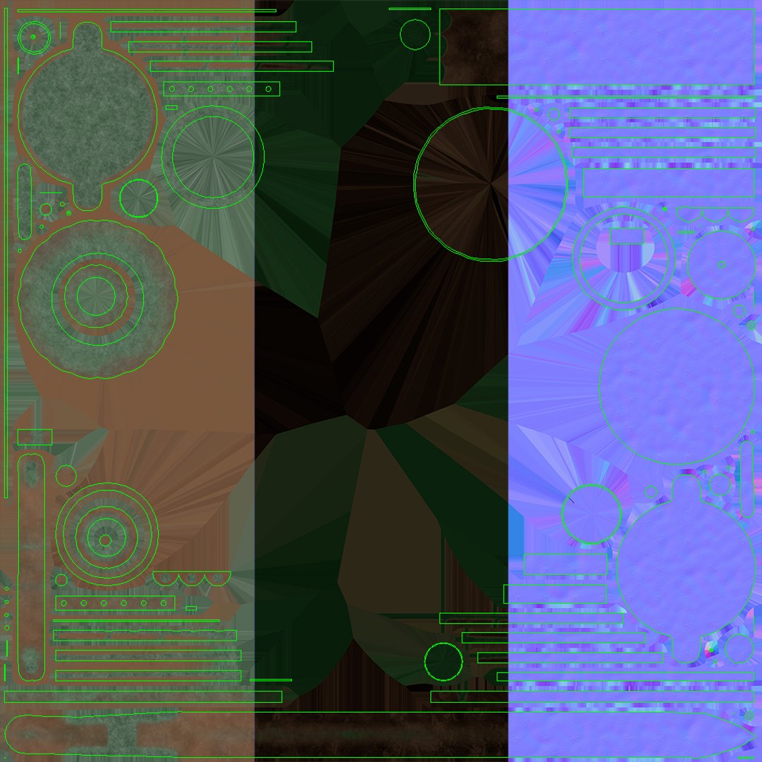 3D German Garden - TurboSquid 1708868