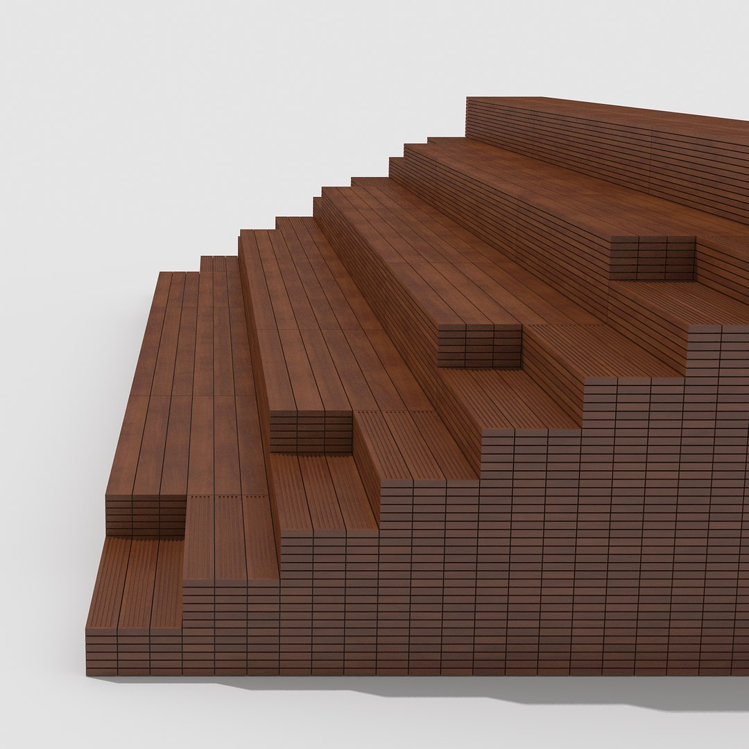 Wood Stand 3d Model