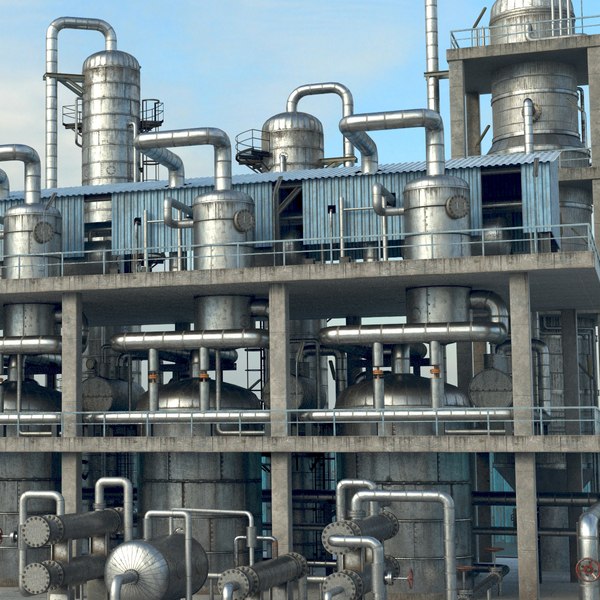Free 3D Oil-Refinery Models | TurboSquid