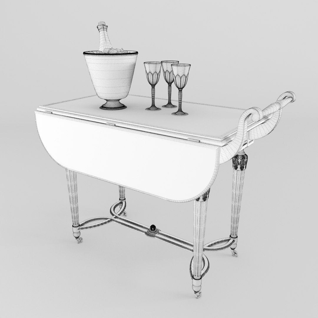 3d Max Serving Table