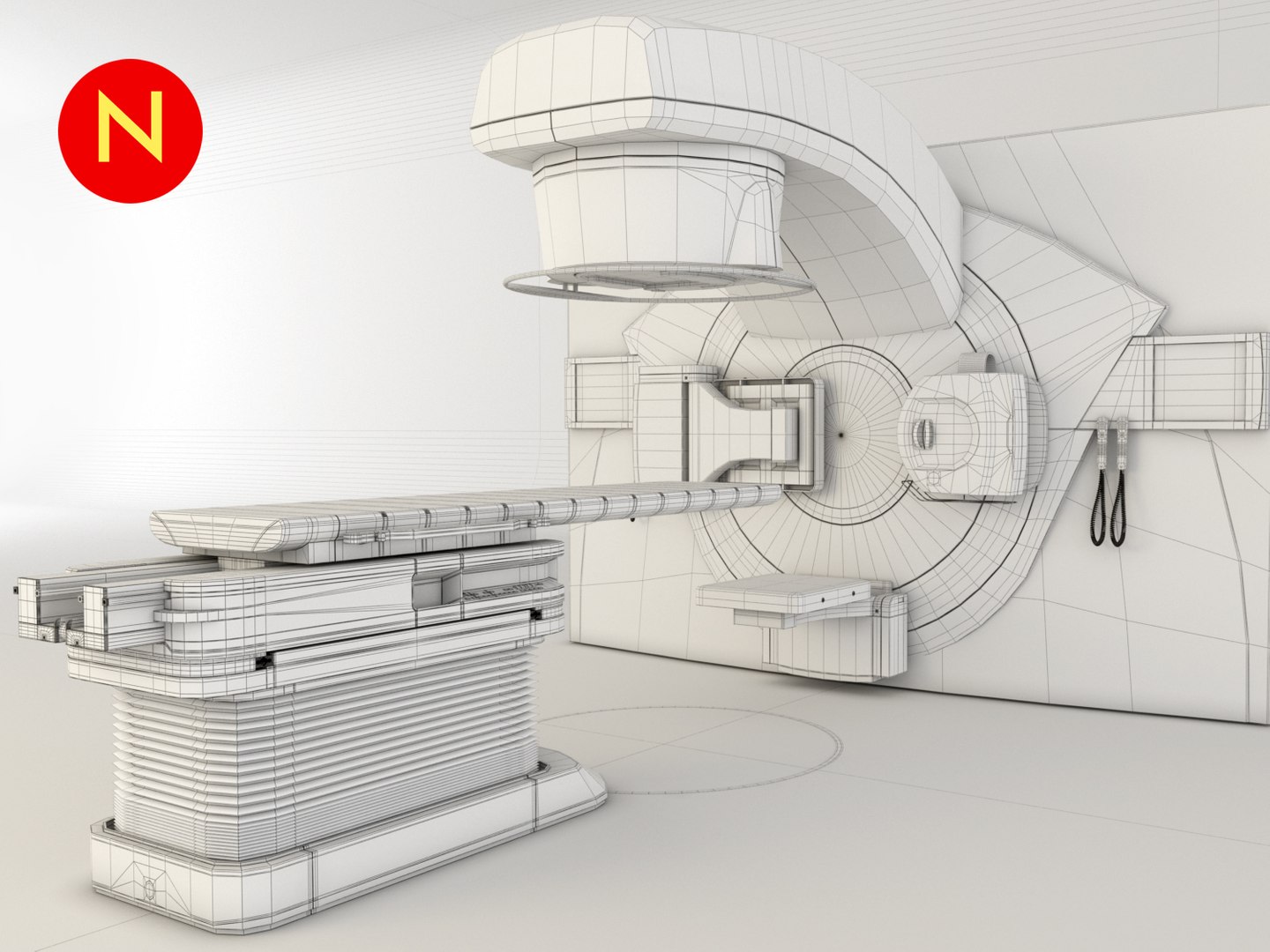 3d Elekta Infinity Radiotherapy Model