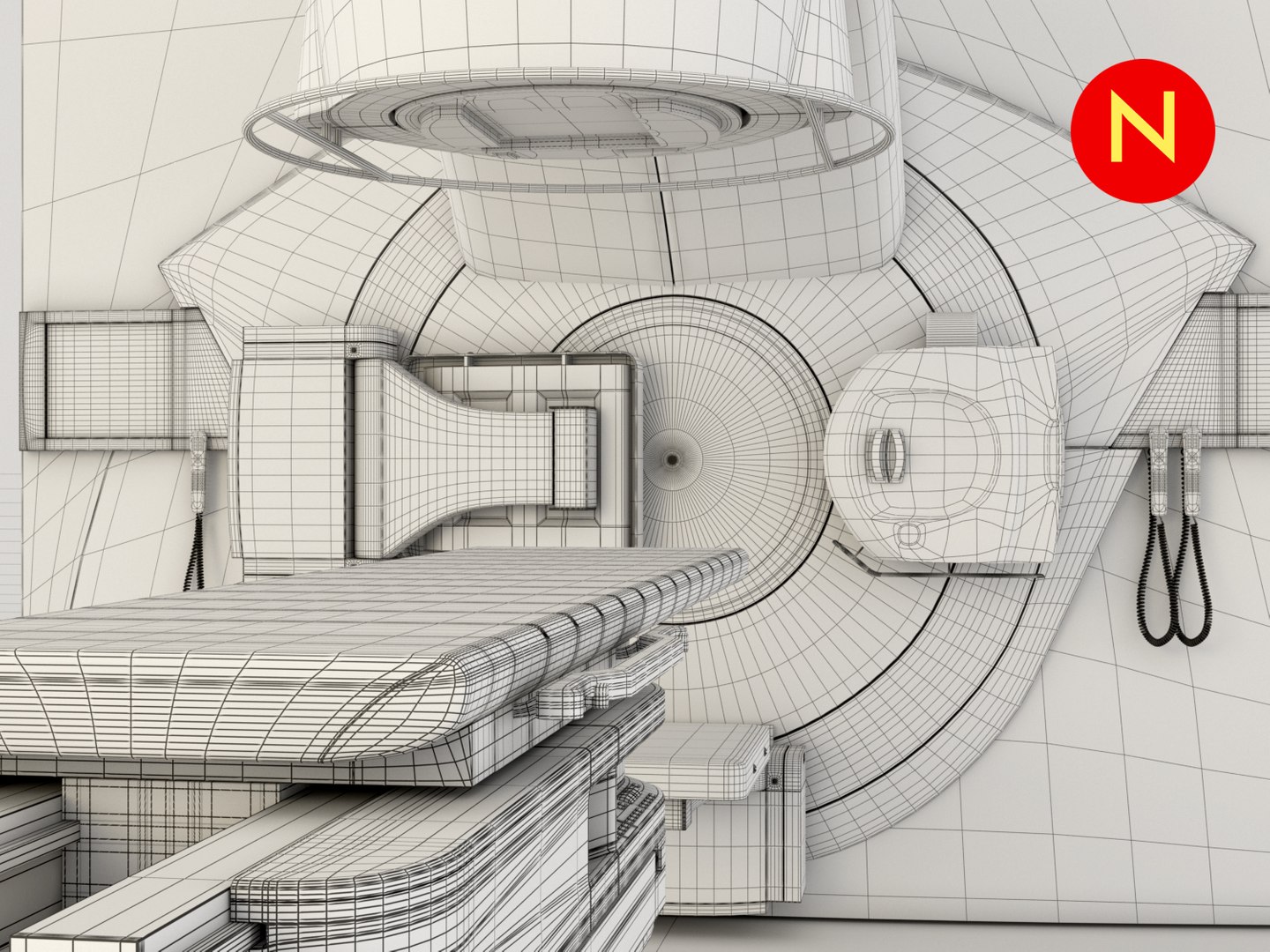 3d Elekta Infinity Radiotherapy Model