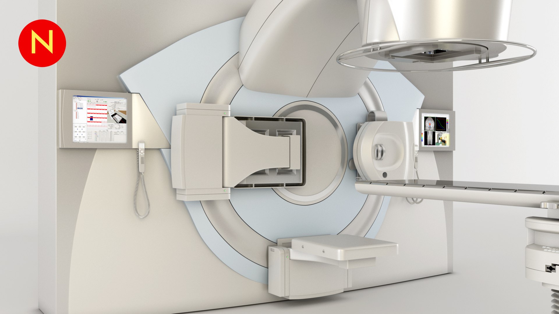 3d Elekta Infinity Radiotherapy Model
