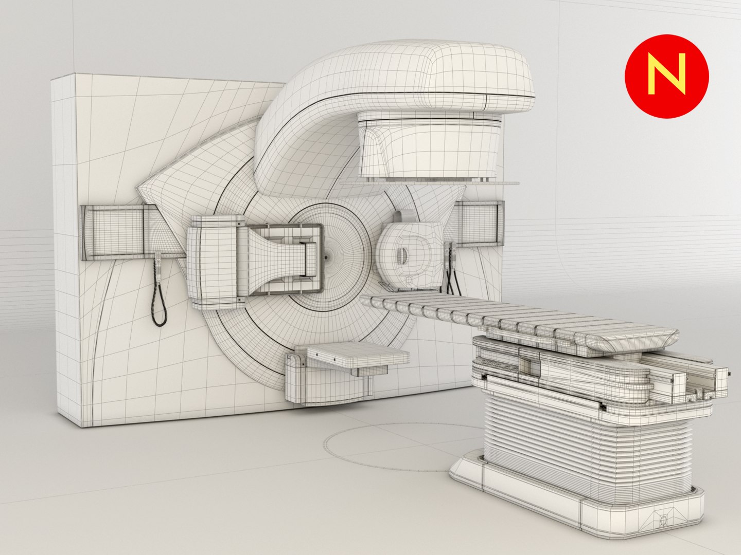 3d Elekta Infinity Radiotherapy Model