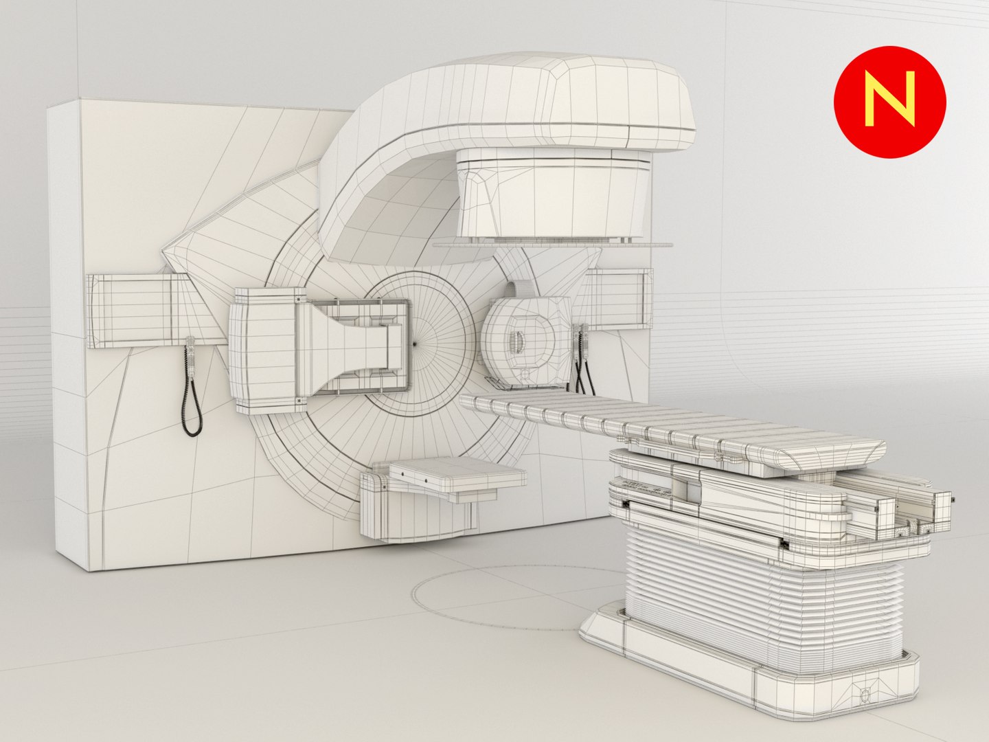 3d Elekta Infinity Radiotherapy Model