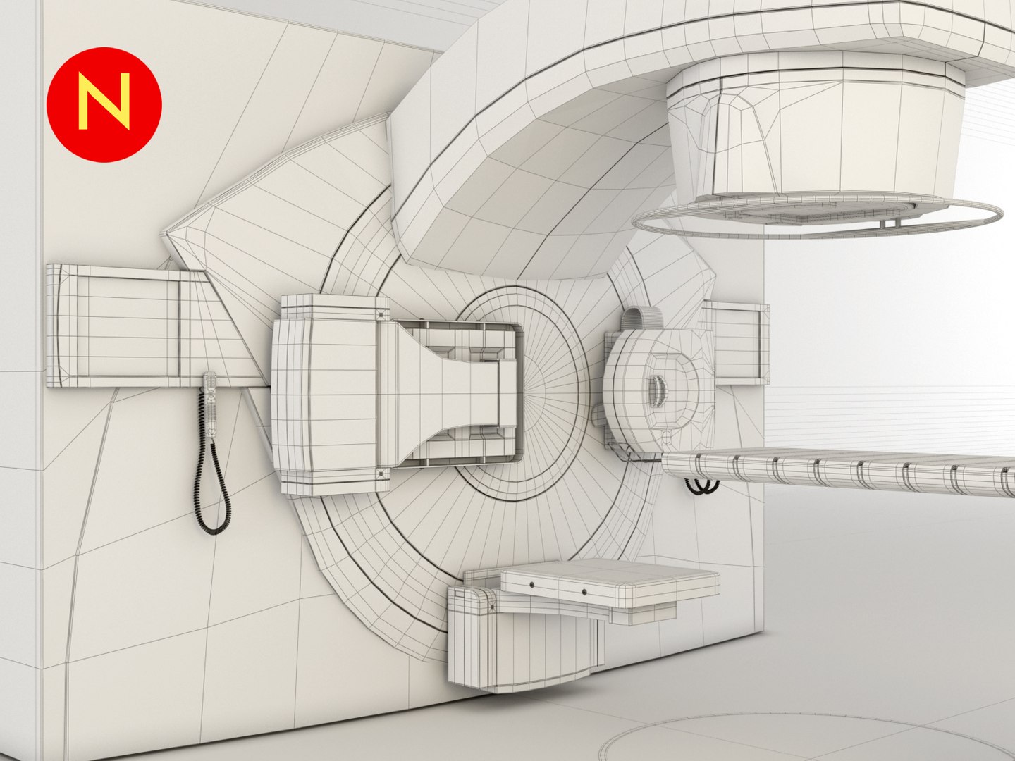 3d Elekta Infinity Radiotherapy Model