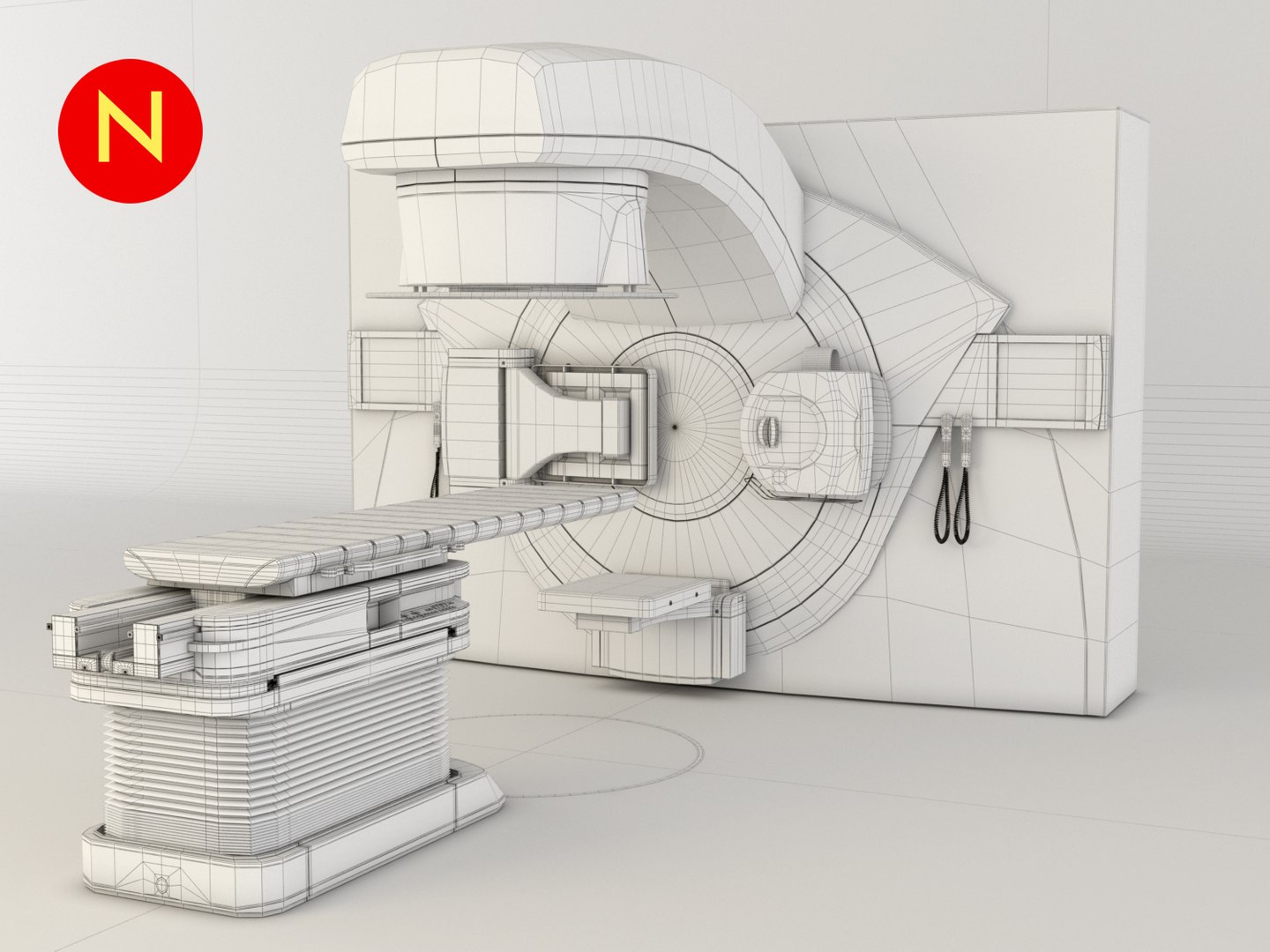 3d Elekta Infinity Radiotherapy Model