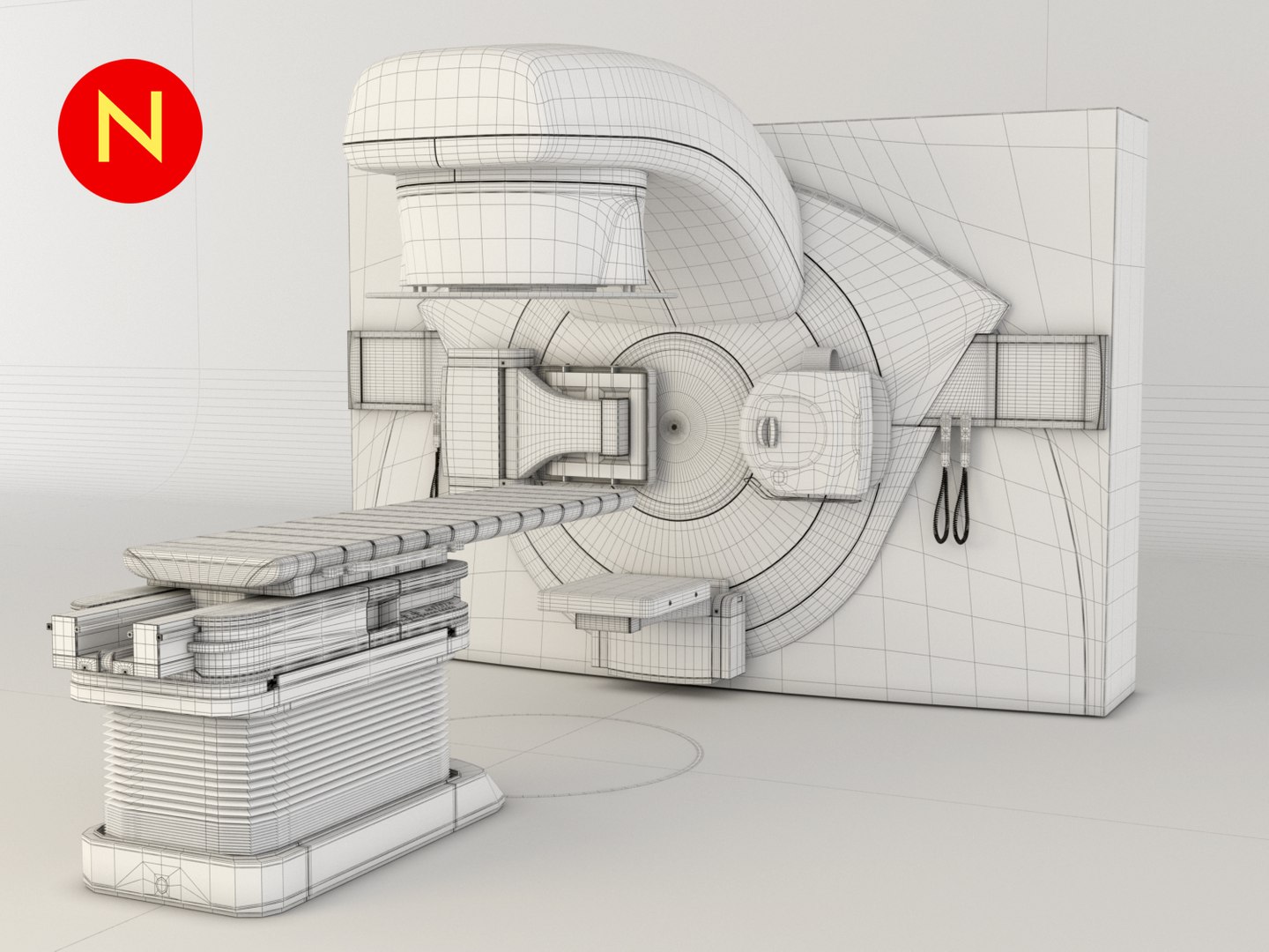 3d Elekta Infinity Radiotherapy Model