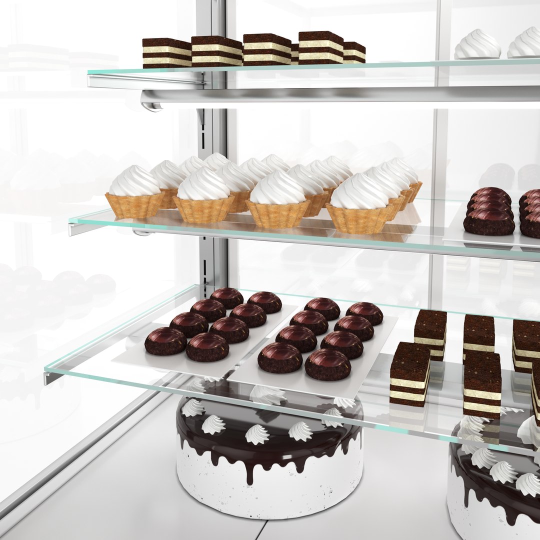 3D Bakery Display Case Arneg - TurboSquid 2047344